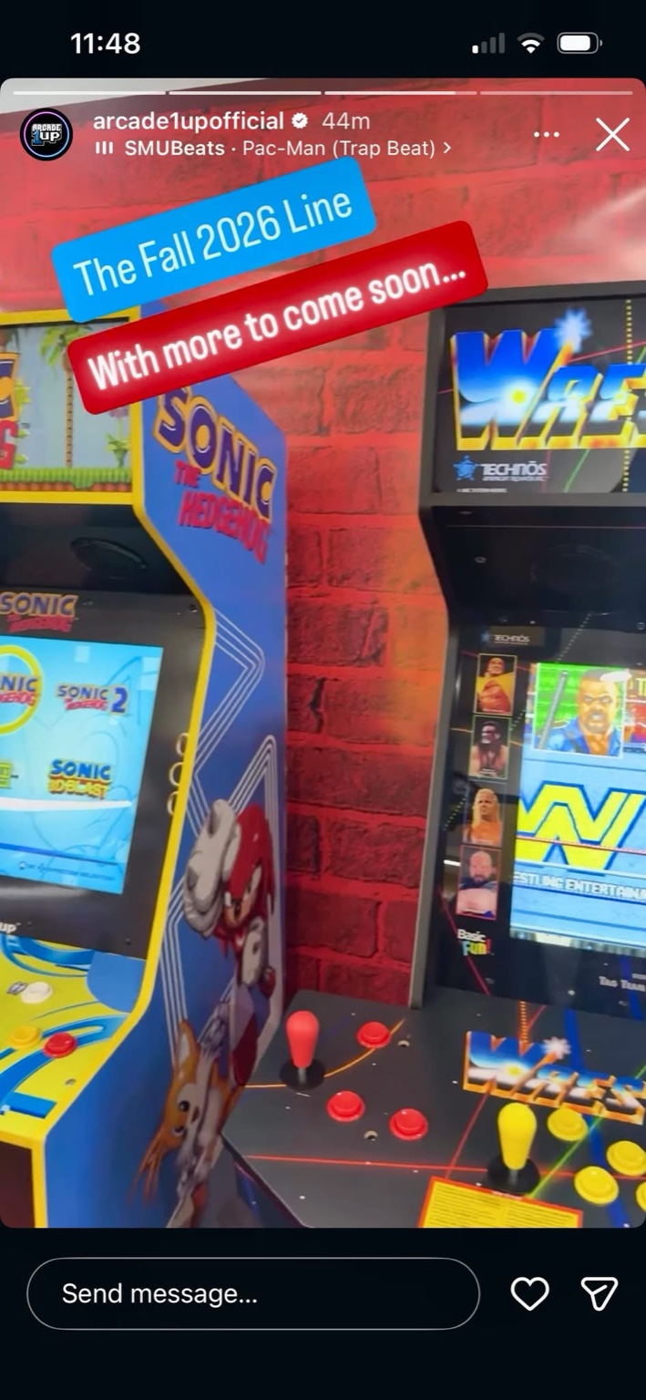 Arcade1Up Returns With Pac Man and Sonic for Fall 2026 - POCG.NET
